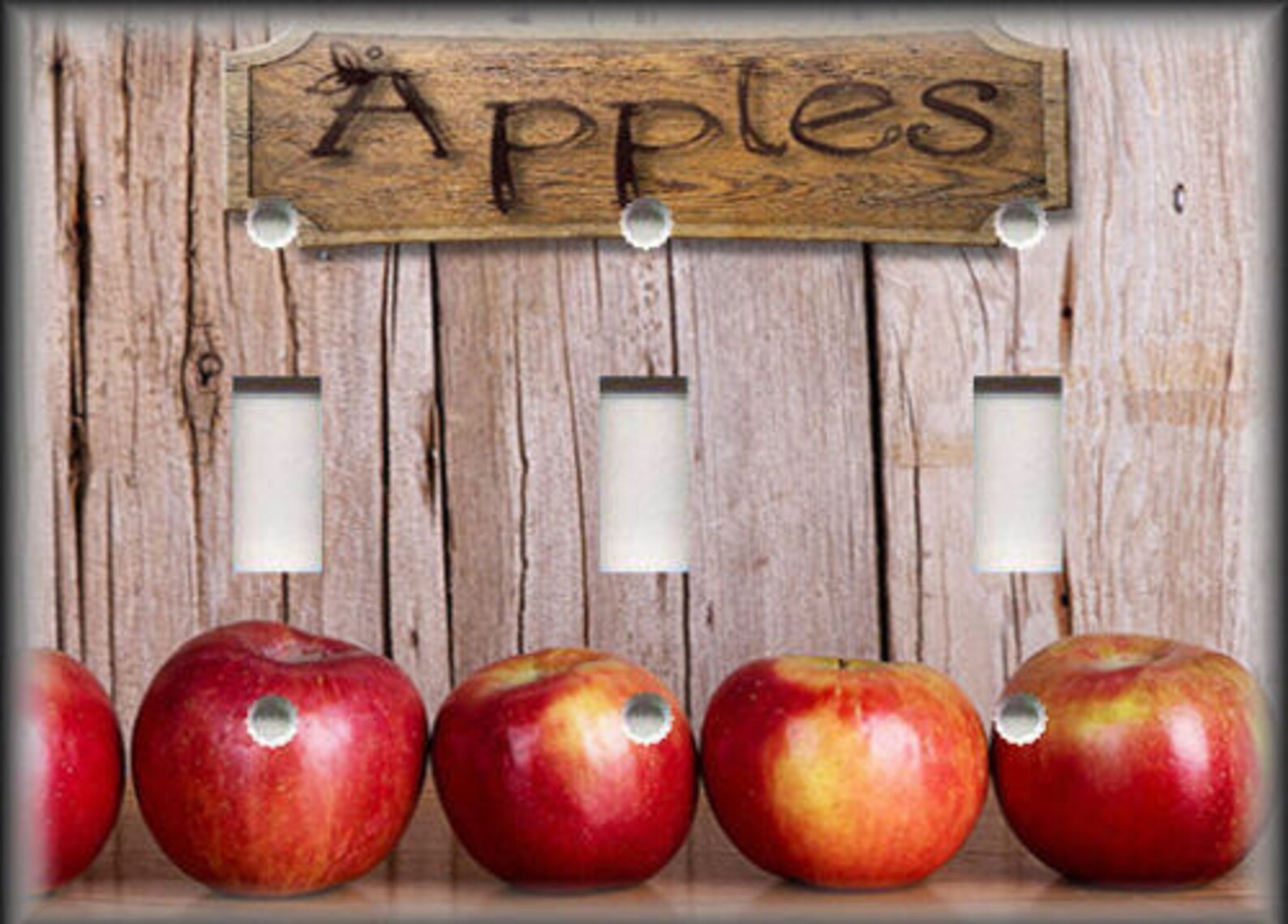 Apple Decor Red Apple Decor Country Kitchen Apples Home Decor - Etsy