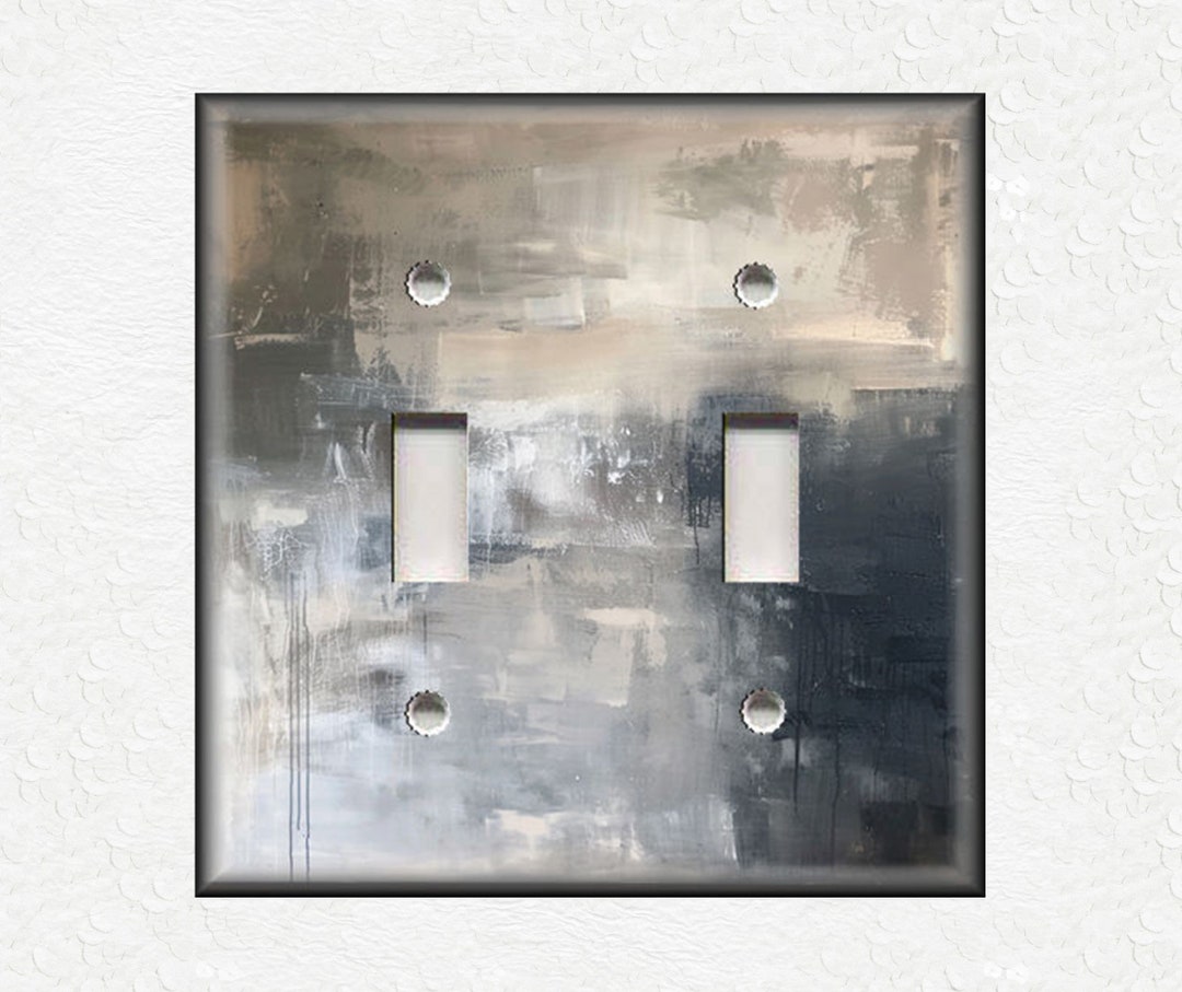 Abstract Art Switch Plate Covers and Outlet Covers - Unique Art Light ...