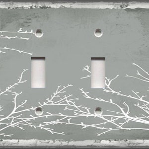 Tree Branch Design Farmhouse Decor - Metal Switch Plate Covers and ...