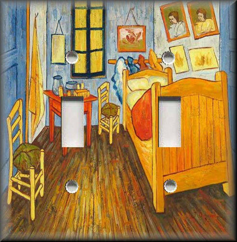 Van Gogh Art Decor Bedroom Van Gogh Home Decor Metal Light - Etsy