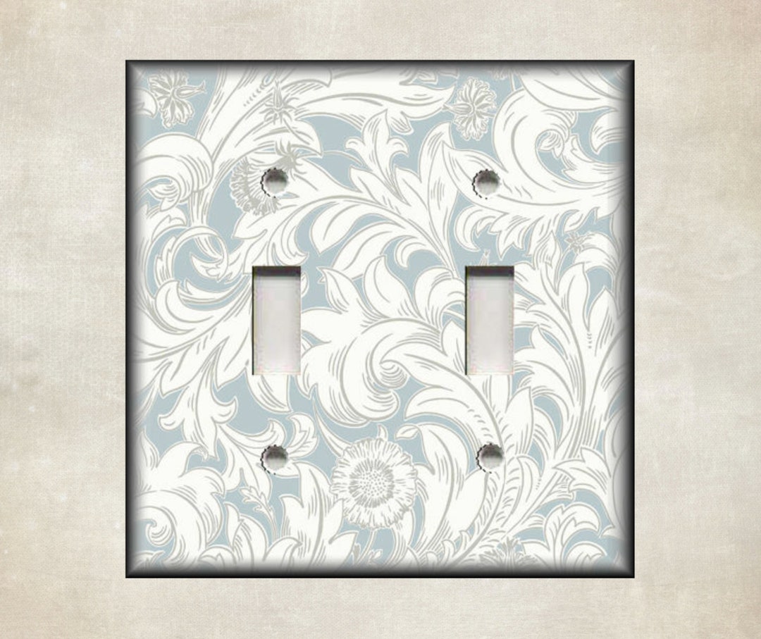 Vintage Art Nouveau Switch Plate - Metal Light Switch Cover ...