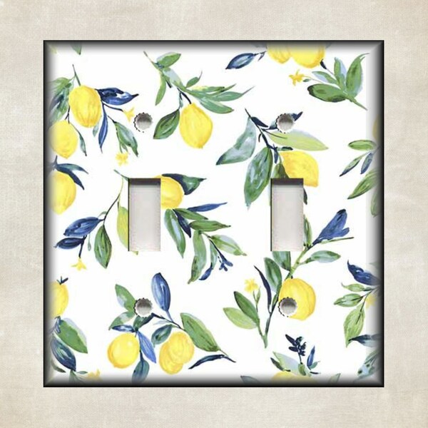 Lemon Design Plates - Etsy