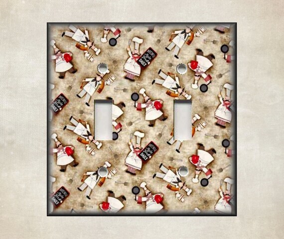 Fat Chef Kitchen Decor Fat Chef Design Metal Light Switch - Etsy