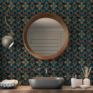 Moody Moroccan Ceramic Tile - Kitchen Backsplash Tile - Bathroom Tile ...
