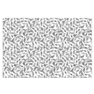 Gray Leaves Ceramic Tile - Leaf Design Tile - Kitchen Backsplash Tile ...