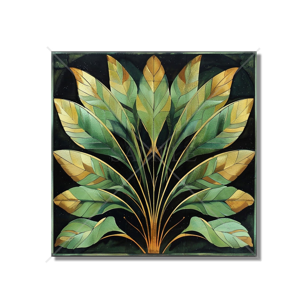 Art Deco Design Ceramic Tile Kitchen Backsplash Tile Vintage Art Deco ...