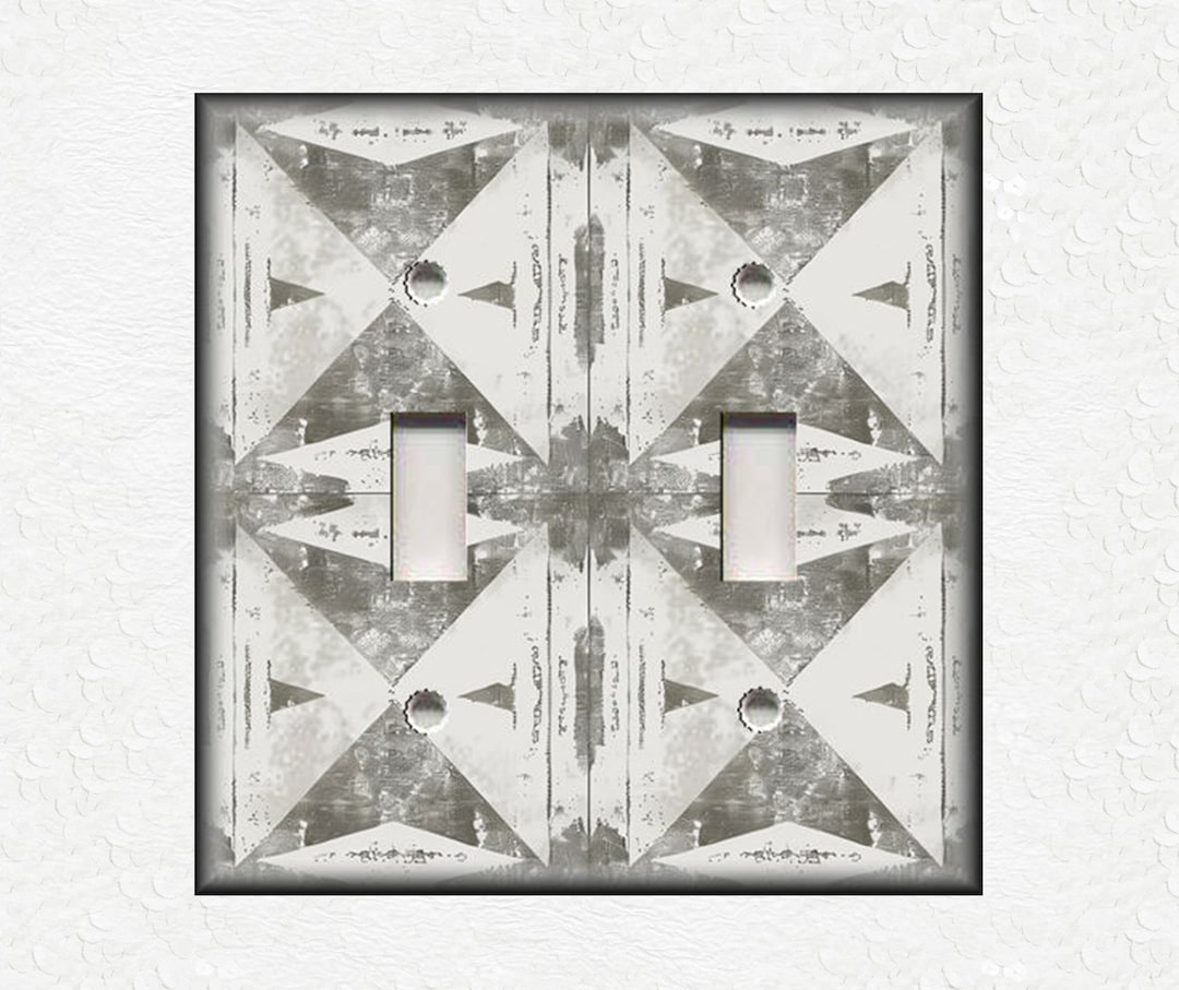 Farmhouse Decor Switch Plates Metal Switch Plate Covers and Outlet ...