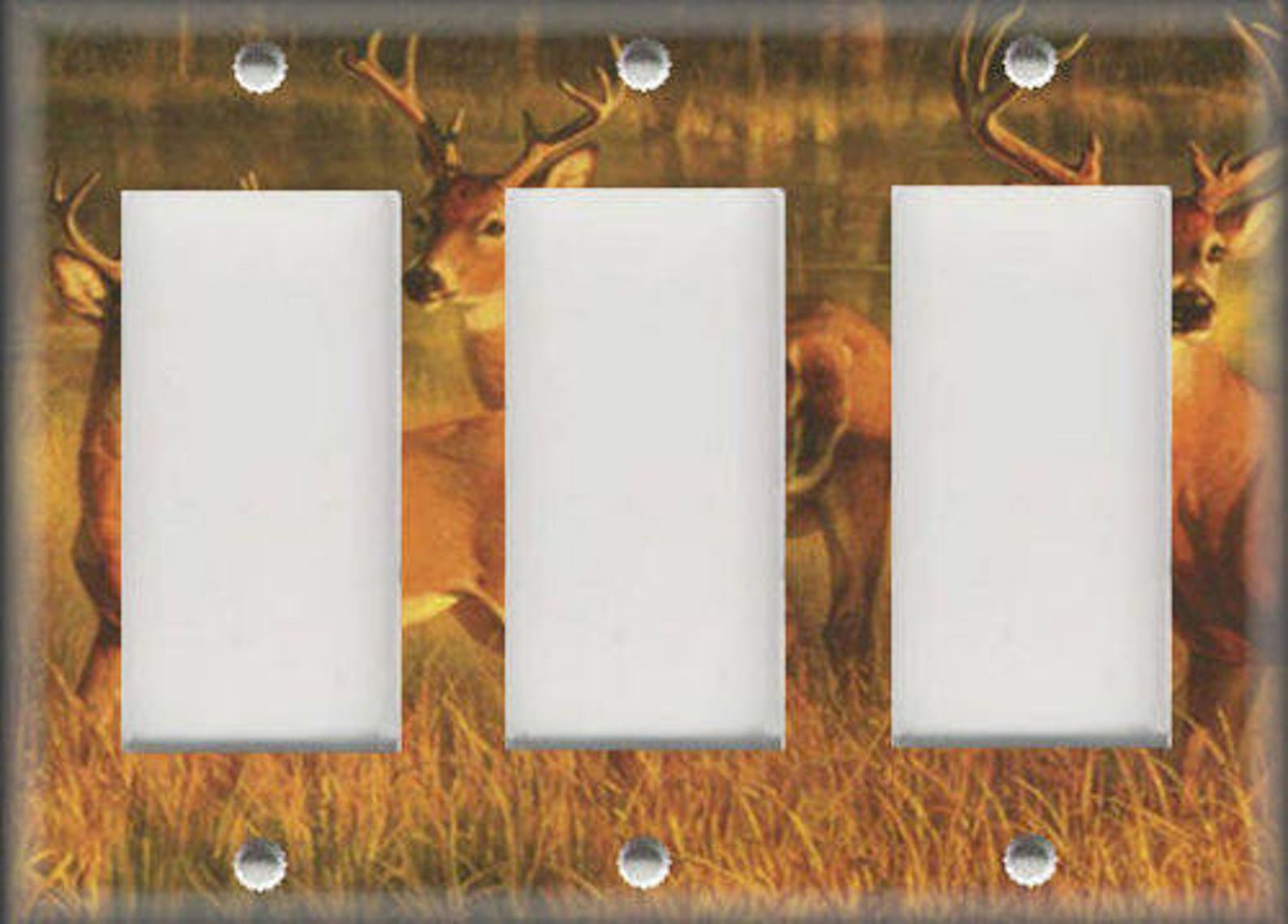 Rustic Cabin Deer Decor Metal Light Switch Plate Cover - Etsy