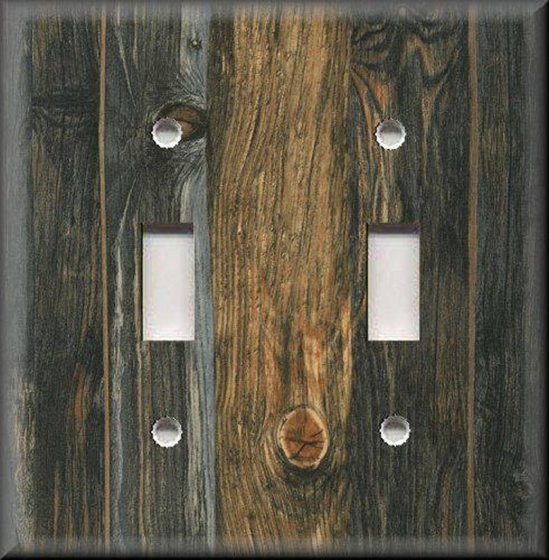 Rustic Decor Image of Rustic Wood Knotty Design Metal Light - Etsy