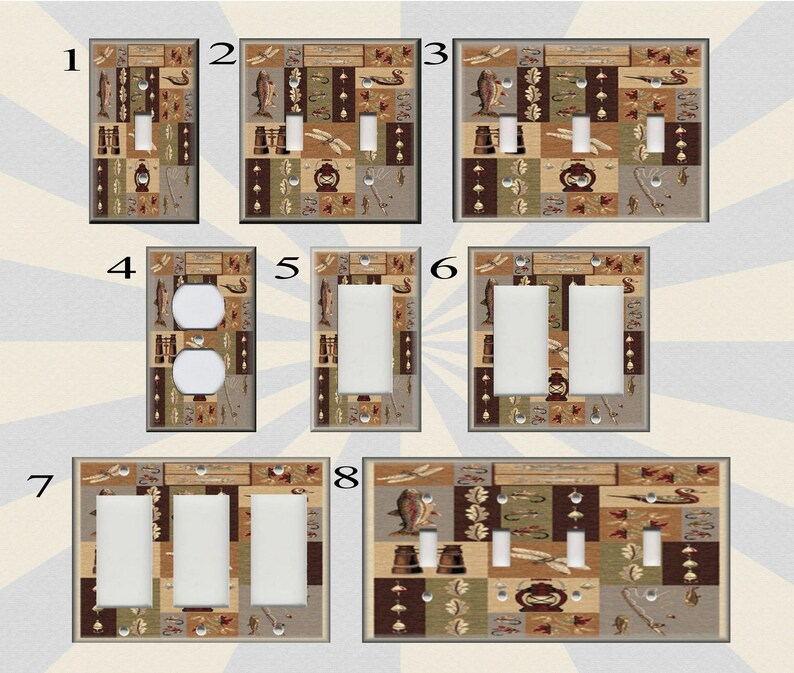 Rustic Lodge Home Decor Nature Cabin Decor Fly Fishing Decor - Etsy