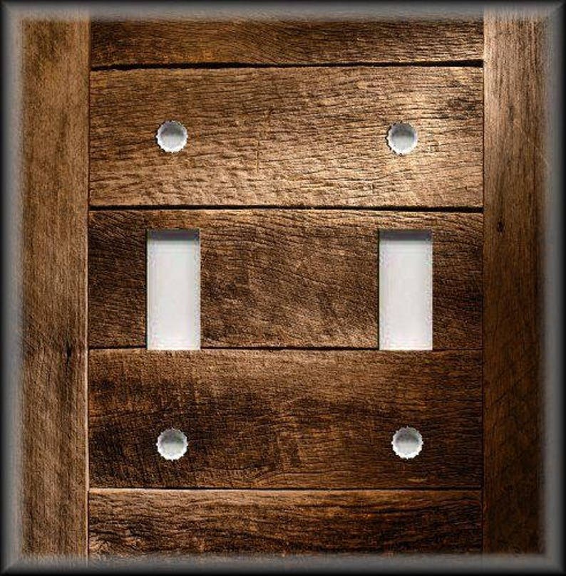 Rustic Barn Wood Planks Design Country Cabin Home Decor Brown - Etsy