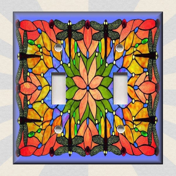 Stain Glass Light Switch Cover - Etsy