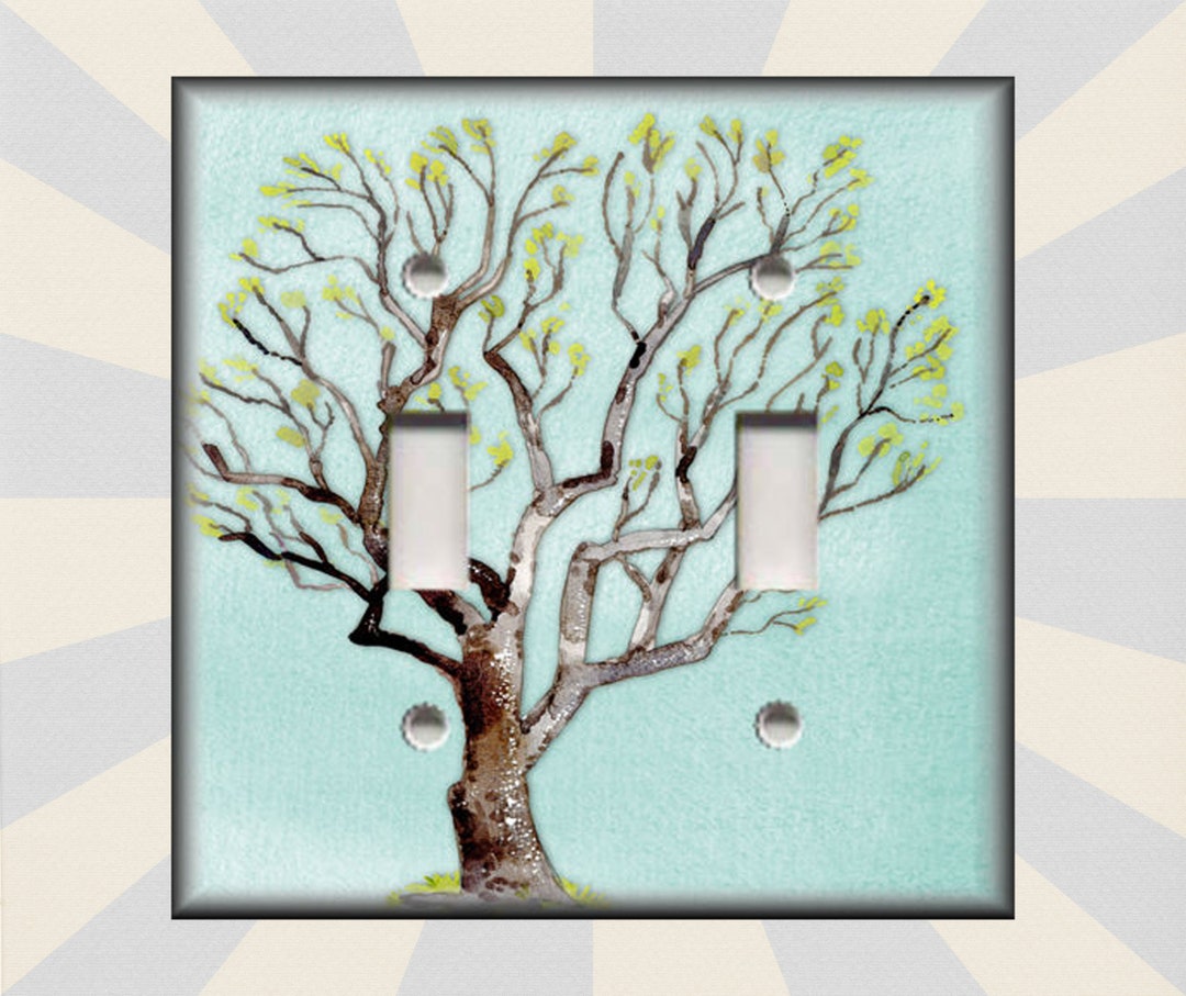Tree Design Tree Art Home Decor Nature Decor Metal Light Switch Cover ...