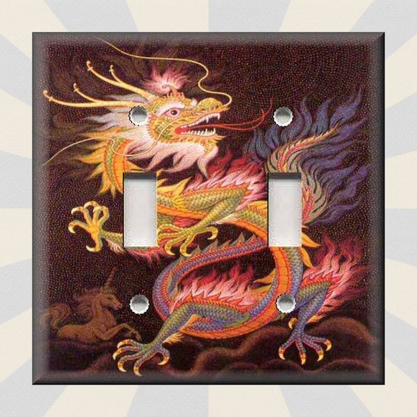 Dragon Light Switch Plate - Etsy