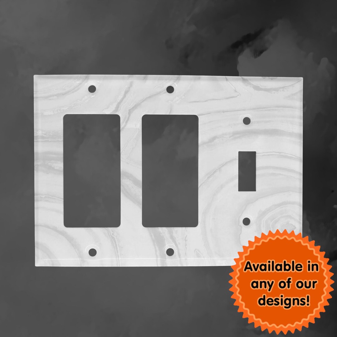Over 7000 Designs Triple Combo Rocker Rocker Toggle Metal Switch Plate ...