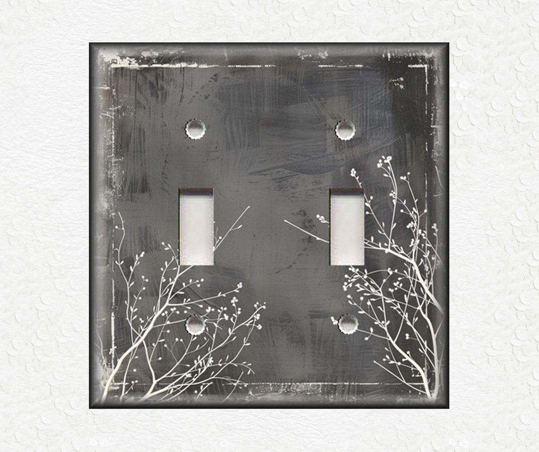 Tree Branch Design Farmhouse Decor - Metal Switch Plate Covers and ...