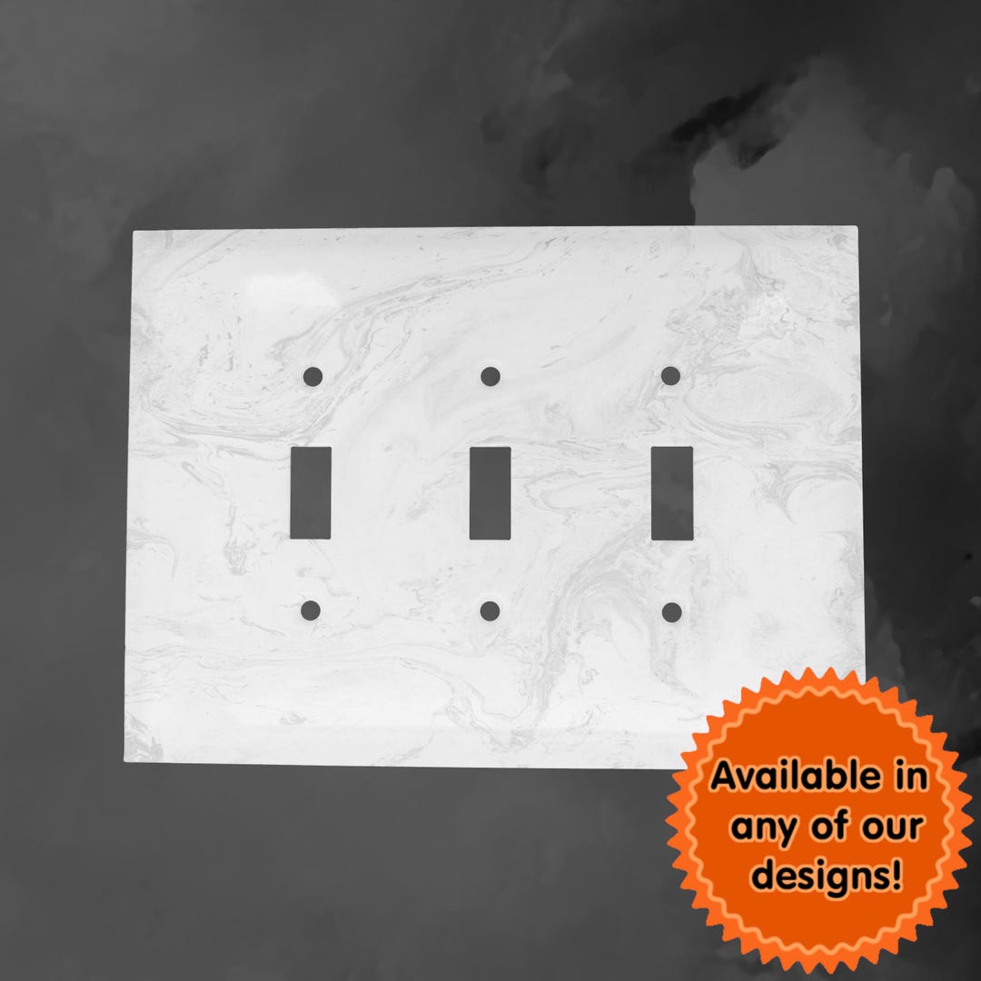 Over 7000 Designs Jumbo Oversized Triple Toggle Metal Switch Plate ...