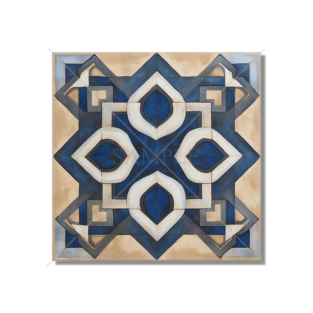 Blue Grey Ceramic Tile - Unique Kitchen Backsplash Tile - Blue Grey ...