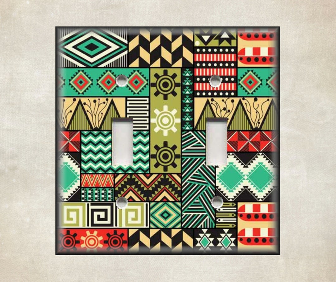 African Art Design African Home Decor - Metal Light Switch Cover ...