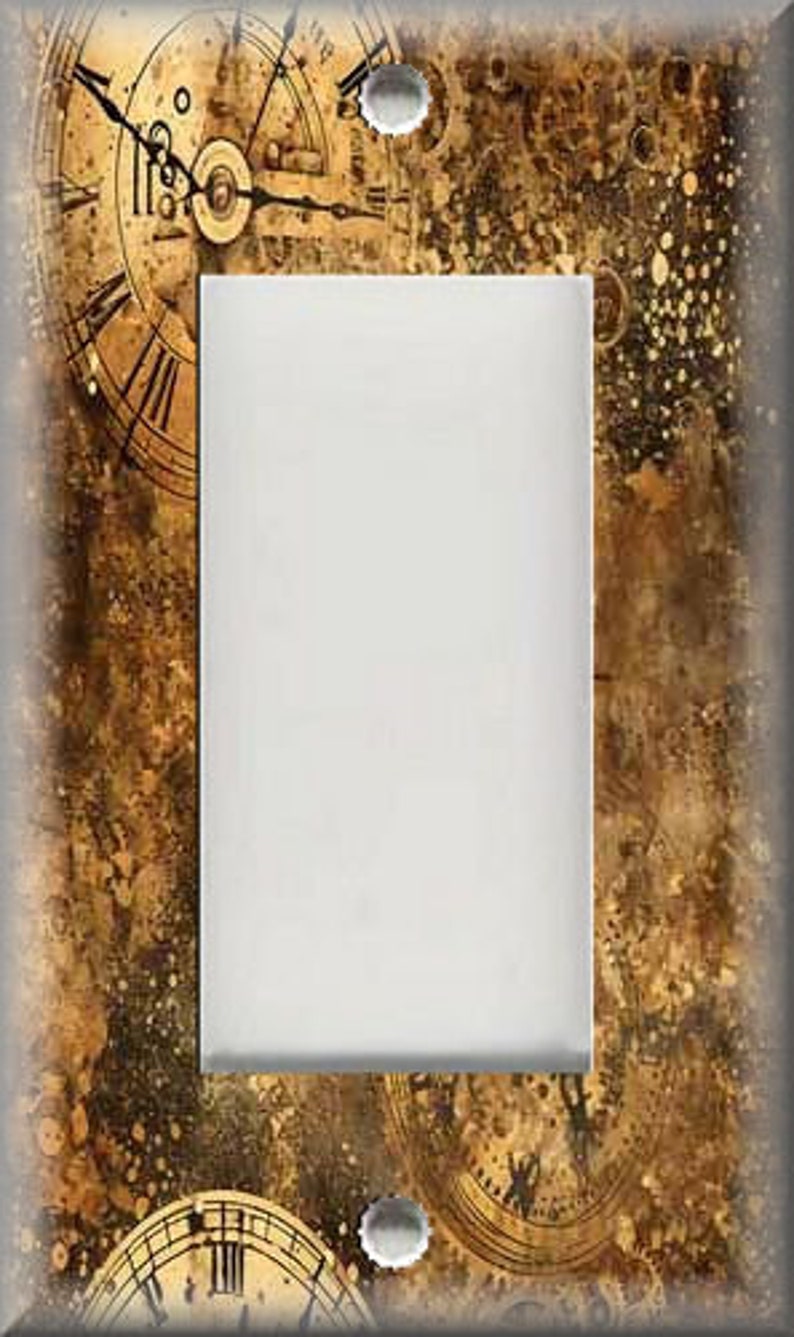 Steampunk Design Metal Switch Plate Covers and Outlet Covers ...