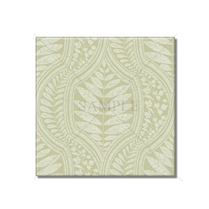 Green Botanical Leaf Pattern Ceramic Tile - Leaf Design Ceramic Kitchen ...