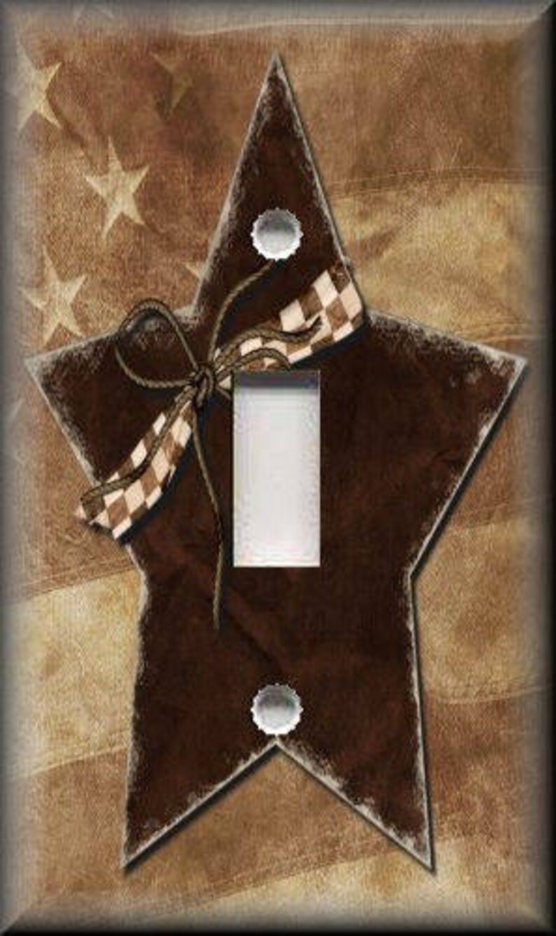 Brown Country Star Primitive Decor Farmhouse Decor Brown Star - Etsy