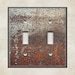 Rusty Metal Design Home Decor - Metal Light Switch Covers and Outlet ...