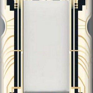 Vintage Art Deco Design Metal Light Switch Covers and Outlet Covers ...