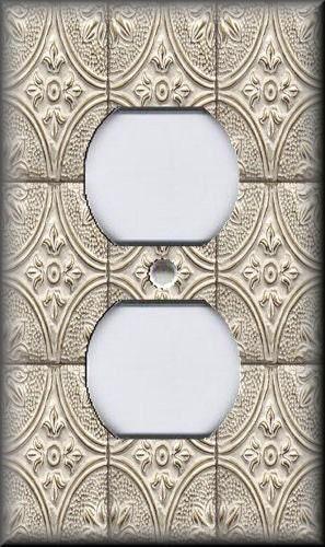 Rustic Tiled Design Home Decor - Switch Plate Covers and Outlet Covers ...