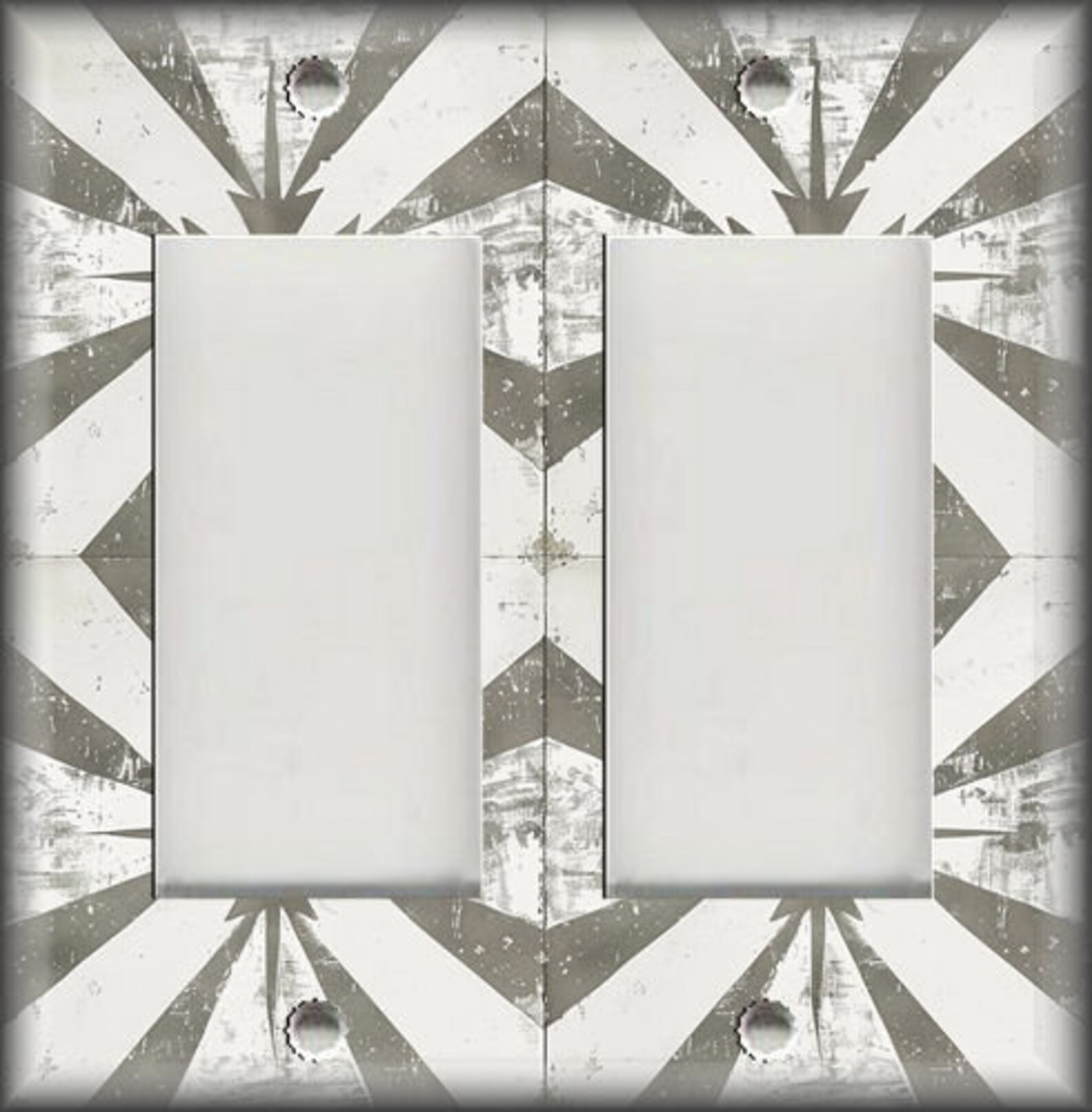 Farmhouse Decor Switch Plates Metal Switch Plate Covers and Outlet ...