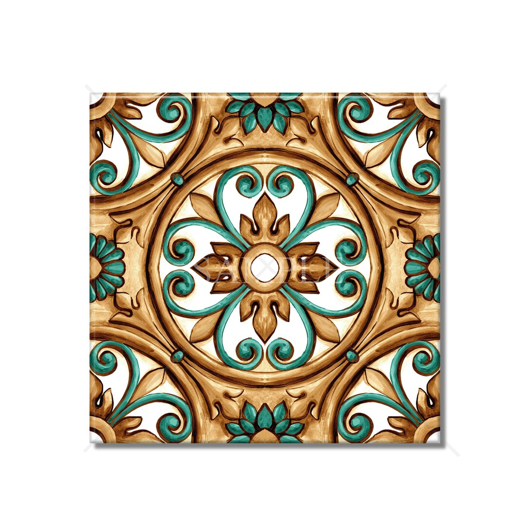 Copper Green Decorative Italian Tile Design Ceramic Wall Tiles ...