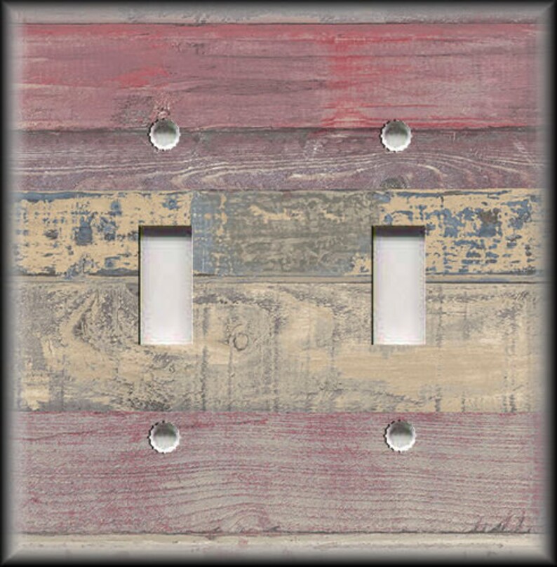 Metal Light Switch Cover Rustic Farmhouse Decor Aged | Etsy
