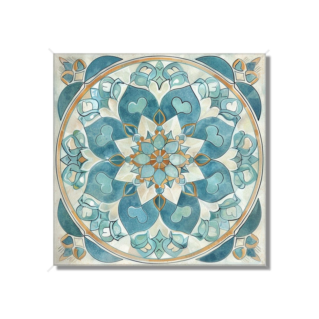 Blue Ceramic Tile Backsplash Tile Decorative Blue Tile - Blue Kitchen ...