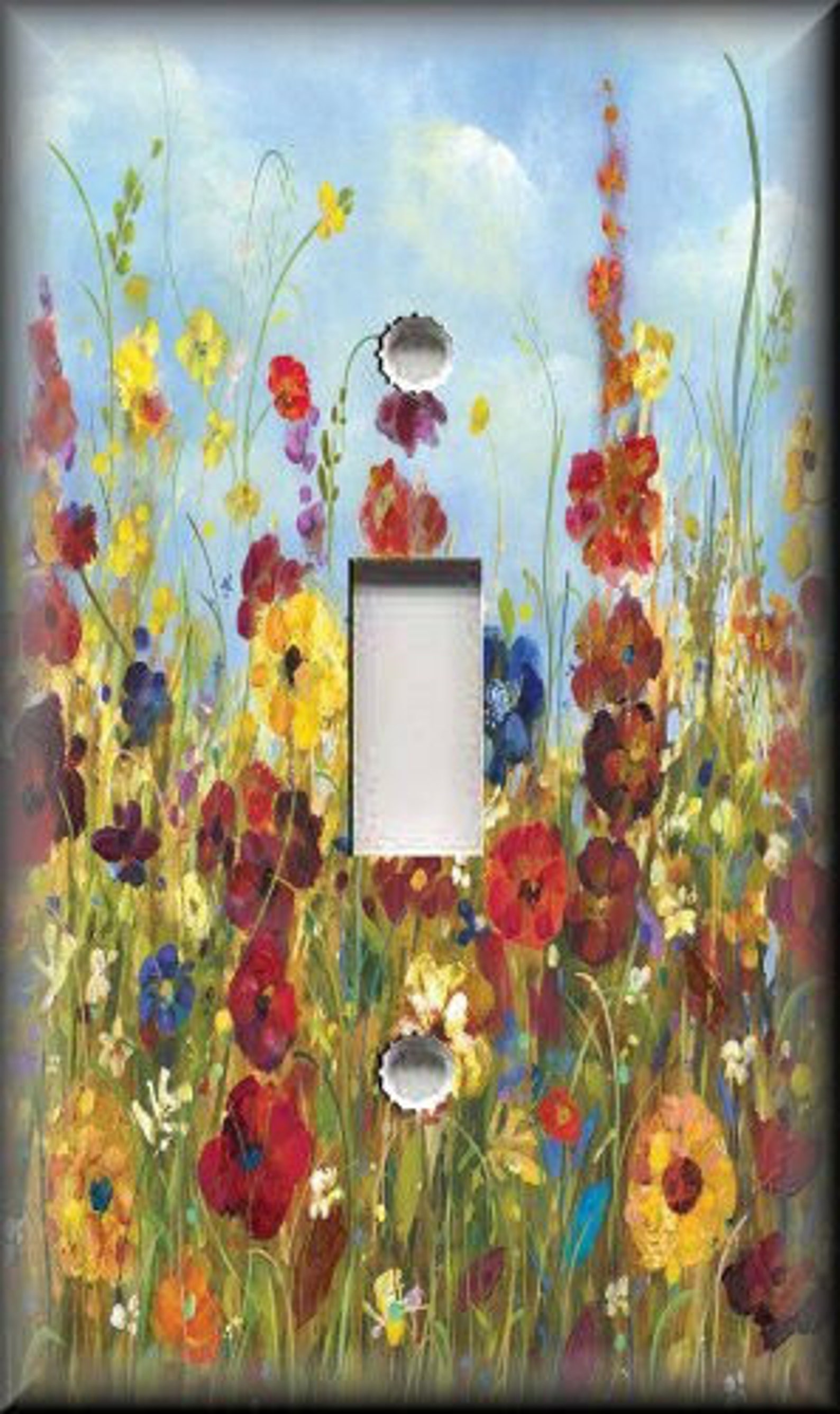 Wildflowers in Bloom Floral Decor Wildflower Art Decor Metal - Etsy