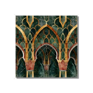 Green Copper Moroccan Ceramic Tile - Kitchen Backsplash Tile - Bathroom ...