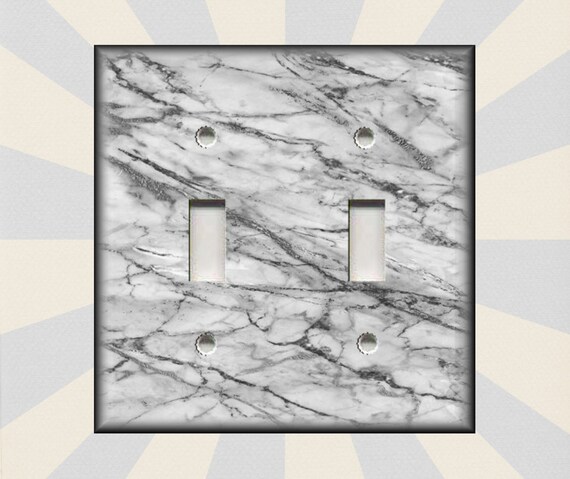 Grey and White Marble Print Design Home Decor You Choose the | Etsy