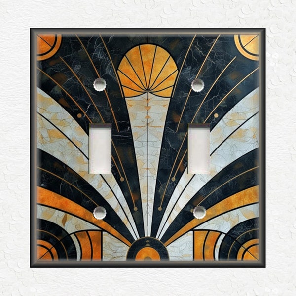 Art Deco Light Switch Covers