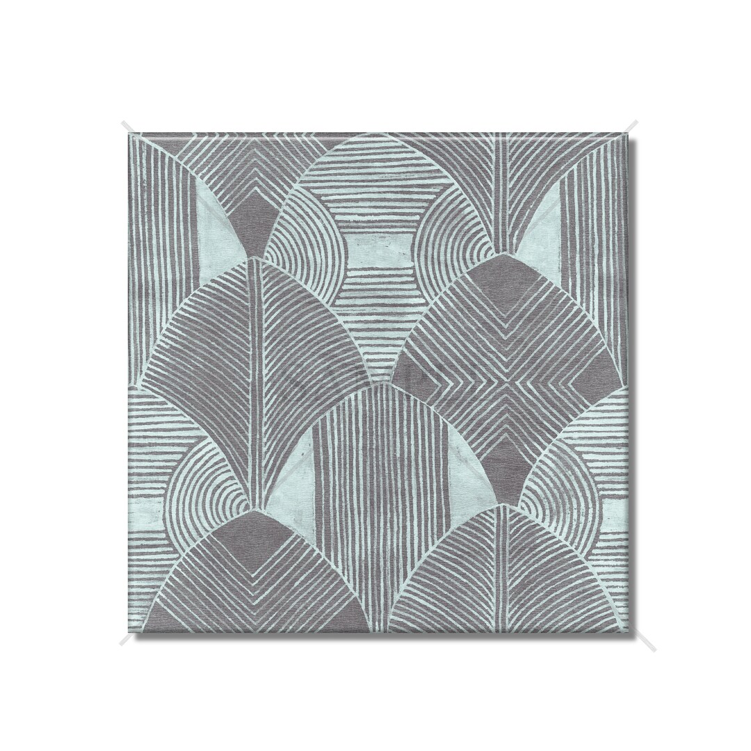 Blue Grey Art Deco Ceramic Tile Vintage Design Kitchen Backsplash Tile ...