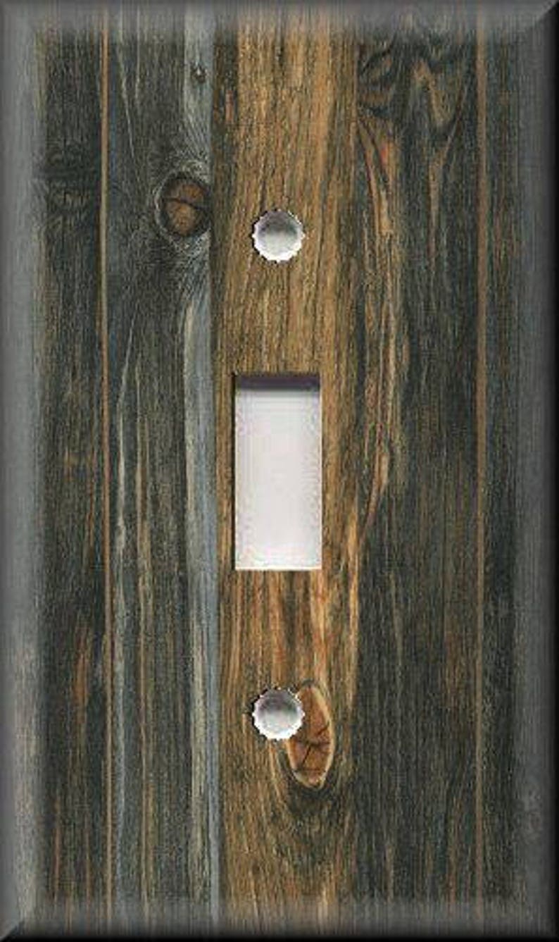 Rustic Decor Image of Rustic Wood Knotty Design Metal Light - Etsy