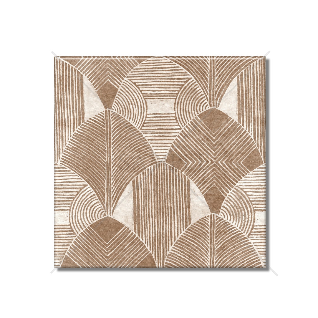 Brown Ceramic Tile Vintage Art Deco Design Kitchen Backsplash Tile ...