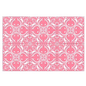 Pink and White Patterned Ceramic Tile Design Kitchen Backsplash Tile ...