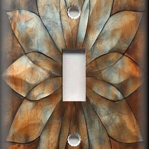 Copper Patina Design Metal Light Switch Plate Covers and Outlet Covers ...