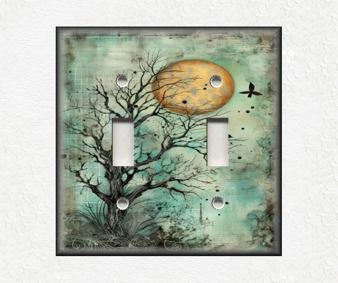 Moon and Stars Design Switch Plate Covers and Outlet Covers - Celestial ...