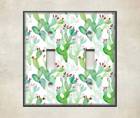 Prickly Pear Cactus Design Switch Plate light Switch Covers - Etsy