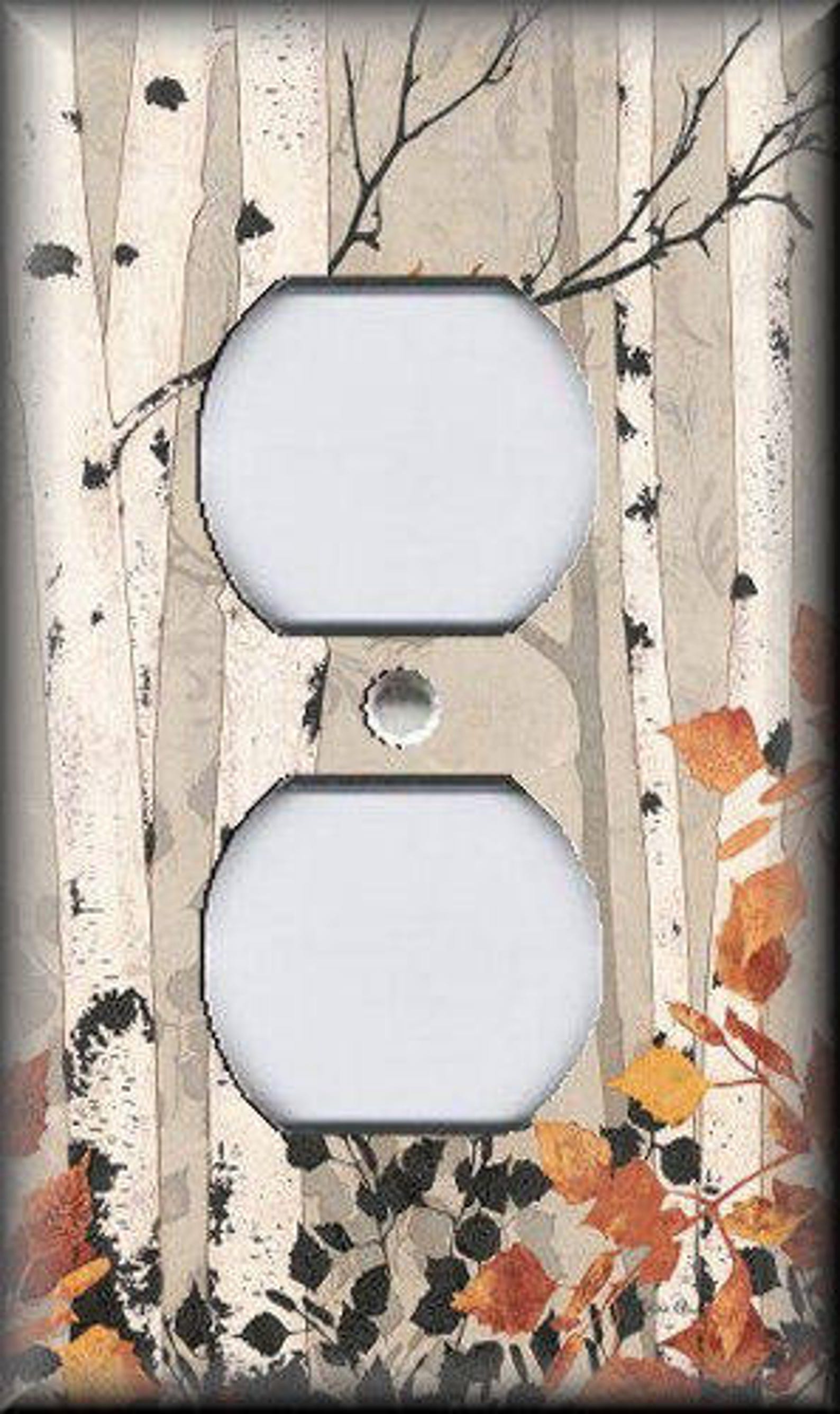 Birch Tree Switch Plate Rustic Woods Tree Decor Cabin Decor - Etsy