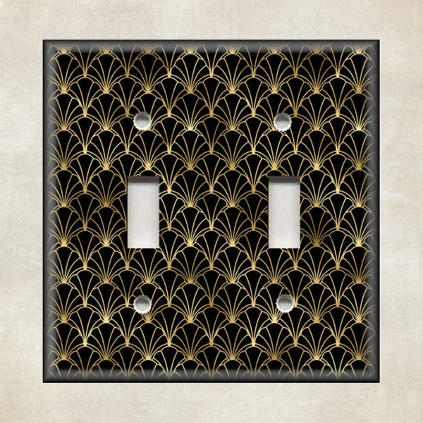 Art Deco Light Switch Covers