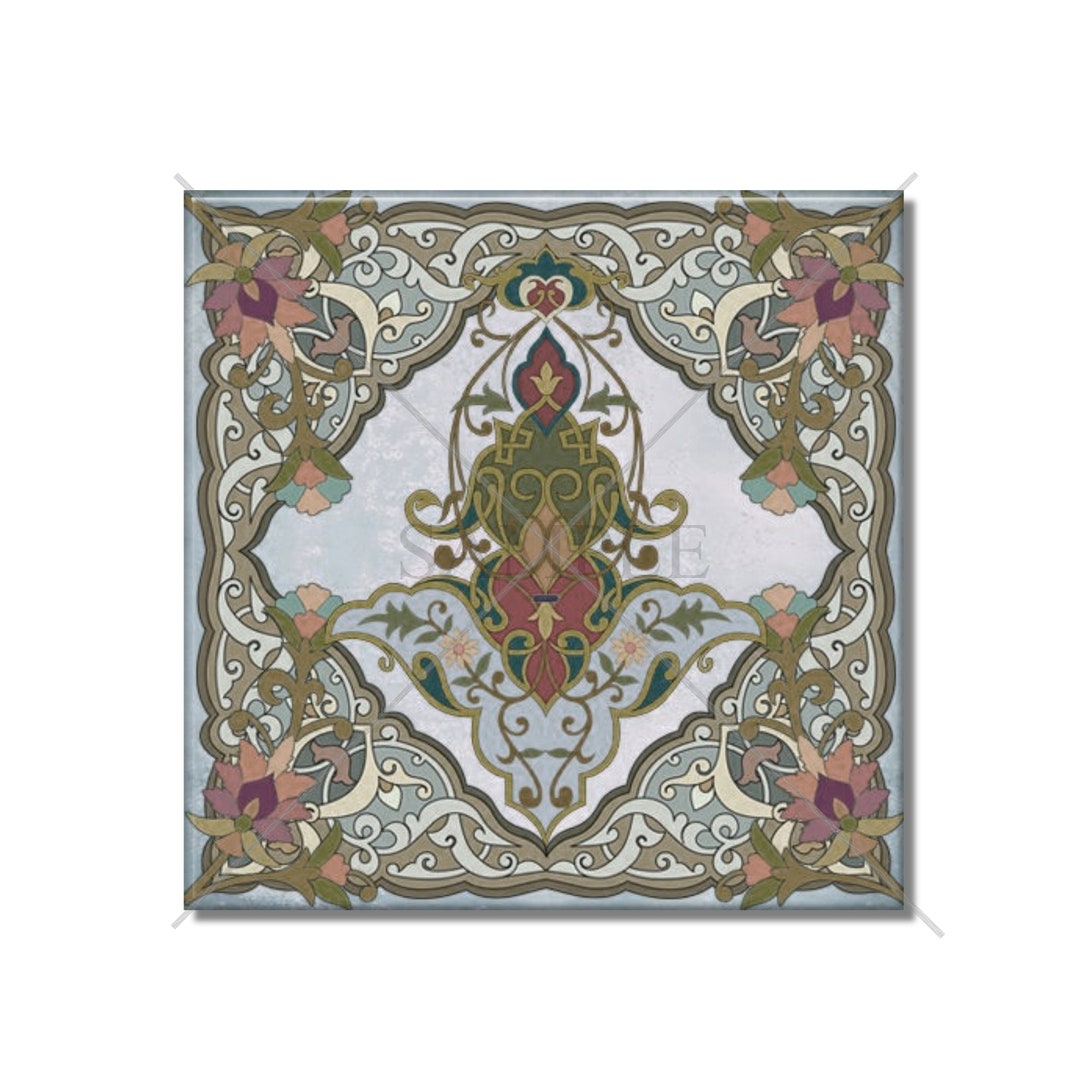 Vintage Moroccan Tile Design Backsplash Tile Ceramic Accent Tiles ...