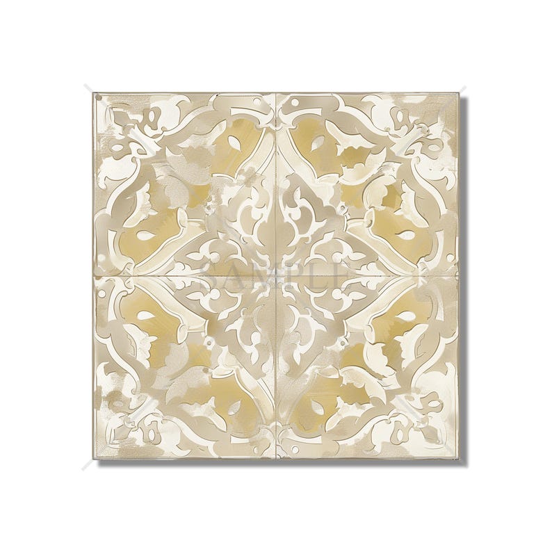 Tan and Cream Ceramic Tile - Backsplash Tile Decorative Tan Tile - Tan ...