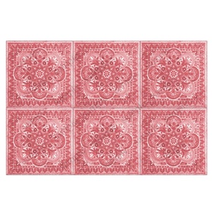 Pink Decorative Ceramic Tile - Pink Kitchen Backsplash Tile - Pink ...