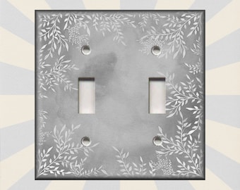Gothic Design Light Switch Covers and Outlet Covers Black Rose Design ...